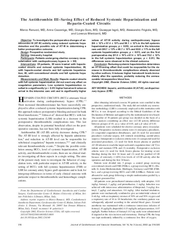 (PDF) The antithrombin III–saving effect of reduced systemic ...