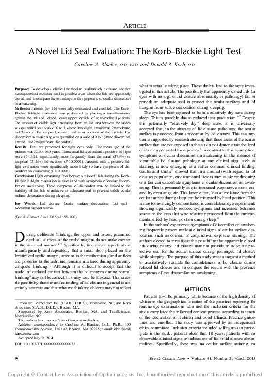 (PDF) A Novel Lid Seal Evaluation