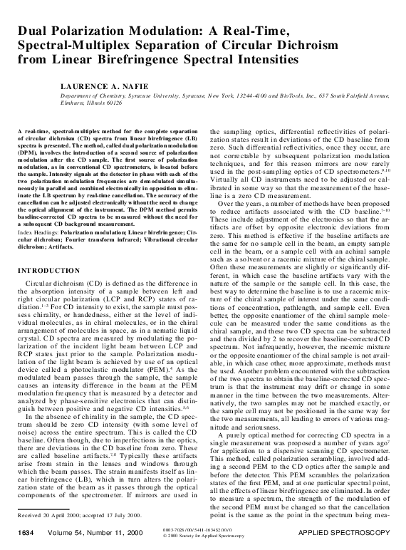 (PDF) Dual Polarization Modulation: A Real-Time, Spectral-Multiplex ...