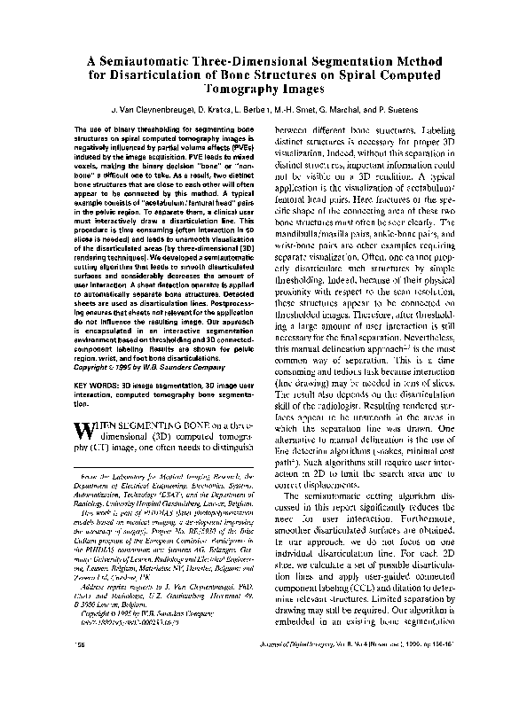 Pdf Semiautomatic Three Dimensional Segmentation Of The Prostate Using Two Dimensional 4120