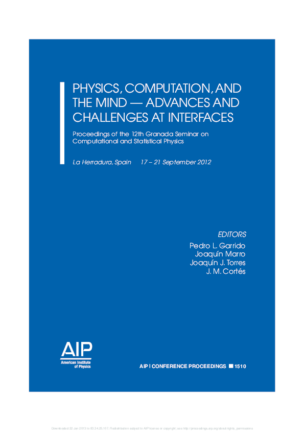 (PDF) Preface: Physics, Computation, and the Mind - Advances and ...