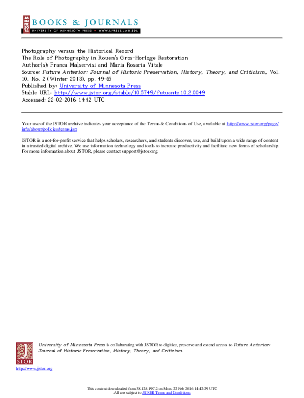 (PDF) Photography versus the Historical Record: The Role of Photography ...