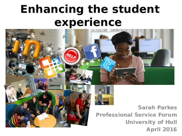 (PPT) Enhancing the student experience