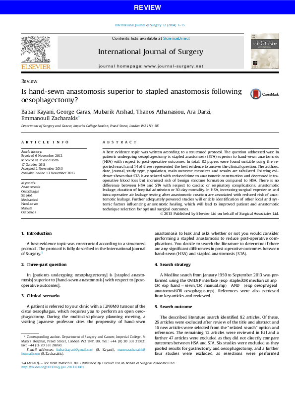 pdf-is-hand-sewn-anastomosis-superior-to-stapled-anastomosis