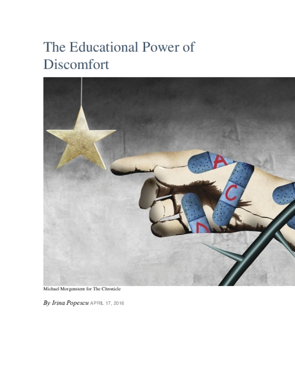 (DOC) The Educational Power of Discomfort