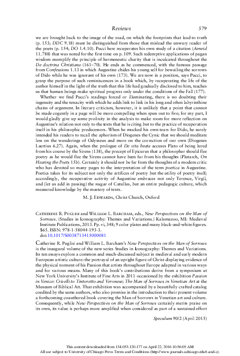 (PDF) Catherine Puglisi and William Barcham, eds., New Perspectives on ...