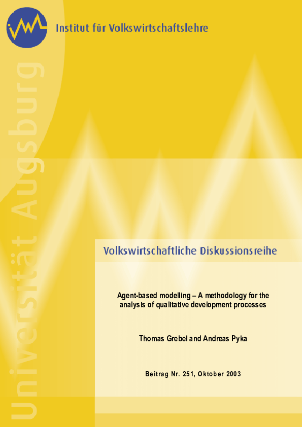 (PDF) Agent-Based Modelling — A Methodology for the Analysis of ...