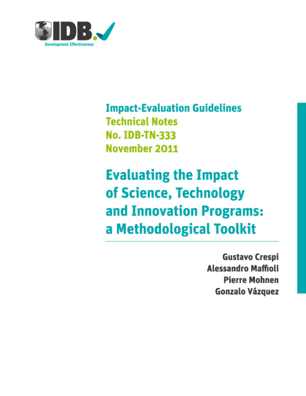 (PDF) Evaluating the Impact of Science, Technology and Innovation ...