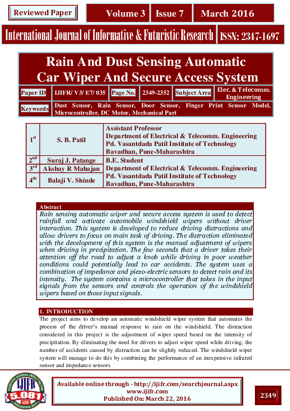 (PDF) International Journal of Informative & Futuristic Research