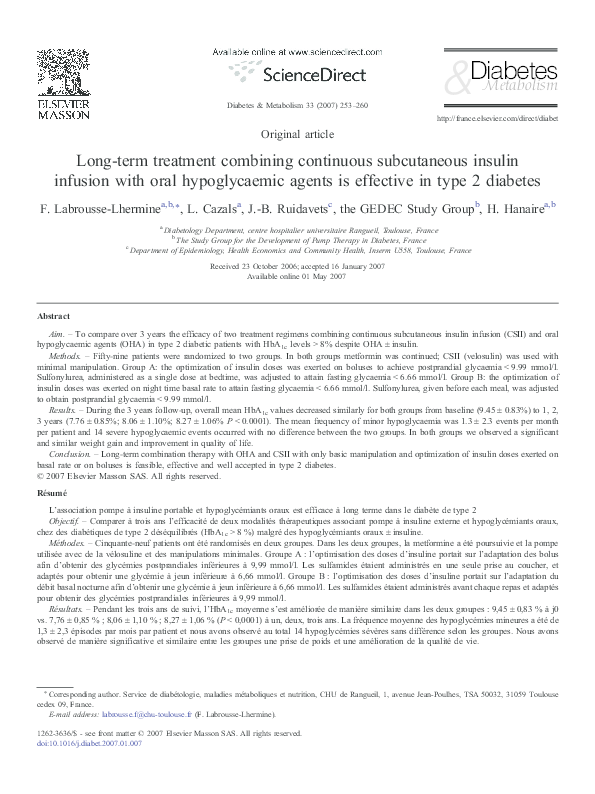 (PDF) Continuous Subcutaneous Insulin Infusion and Multiple Daily ...