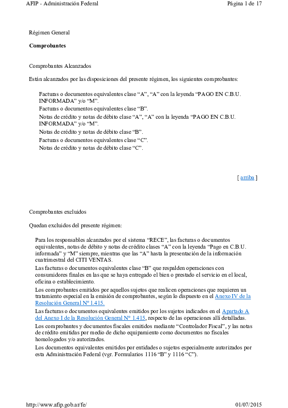 (PDF) FACTURACION ELECTRONICA AFIP