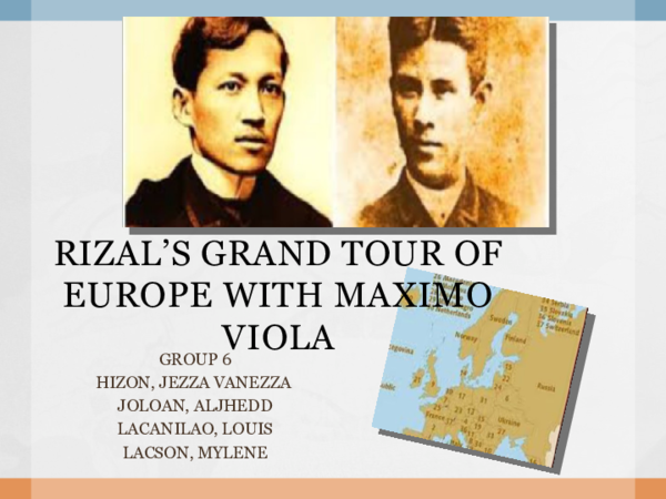 (PPT) Rizals grand Tour