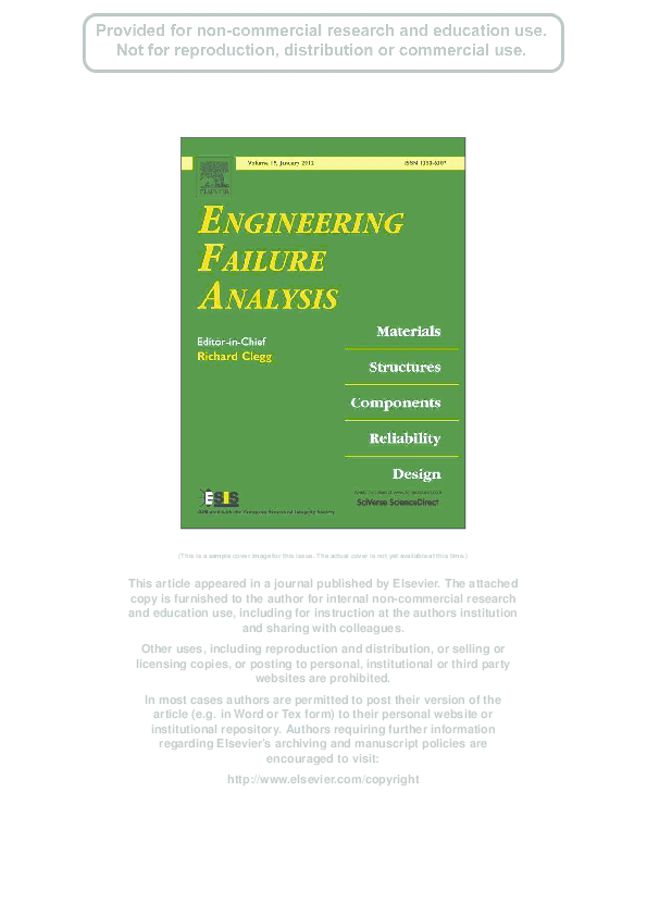 (PDF) Failure analysis of machinery component by considering external factors and multiple ...