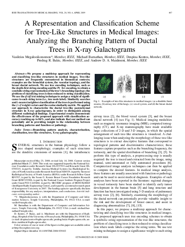 (PDF) A Representation and Classification Scheme for Tree-Like ...