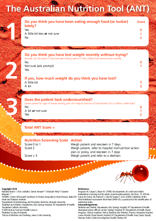 (PDF) The Australian Nutrition Tool (ANT)