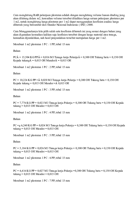 (DOC) Cara menghitung volume