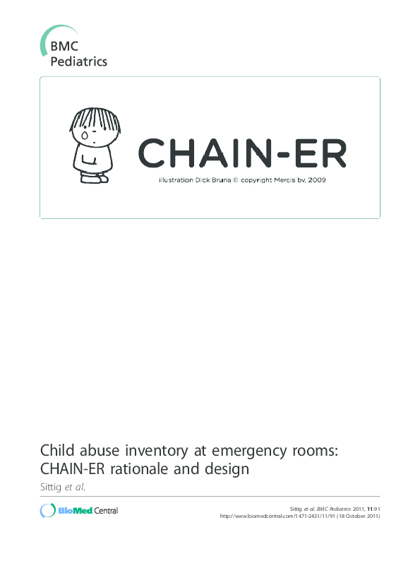 (PDF) Child abuse inventory at emergency rooms: CHAIN-ER rationale and ...