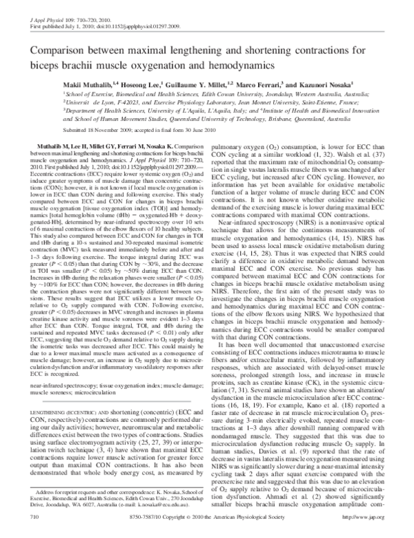 (PDF) Comparison between maximal lengthening and shortening ...