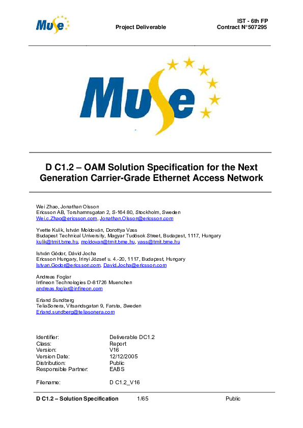 (PDF) D C1. 2–OAM Solution Specification for the Next Generation ...