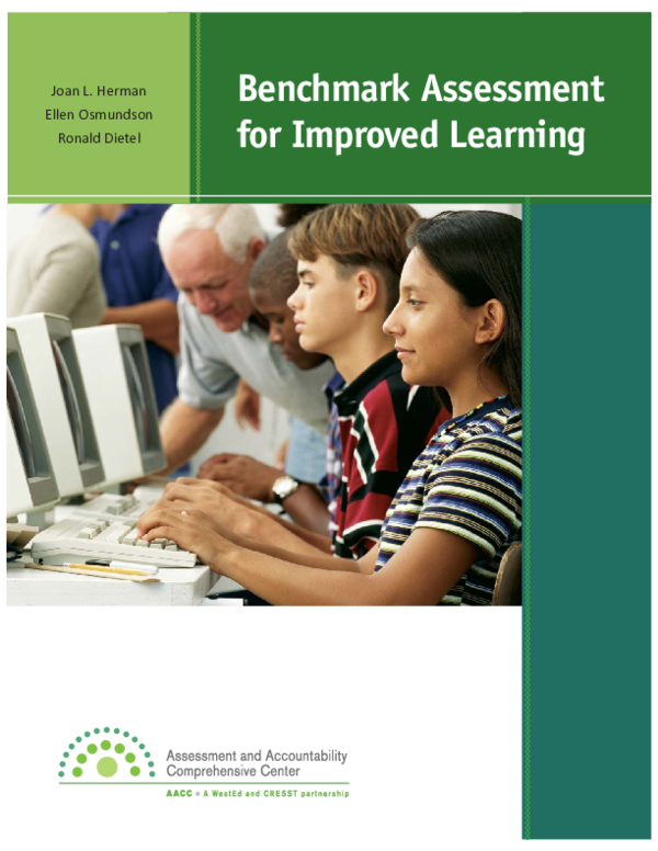 (PDF) Benchmark Assessment for Improved Learning. AACC Report