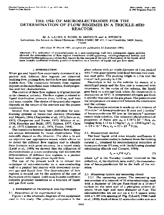 (PDF) The use of microelectrodes for the determination of flow regimes ...