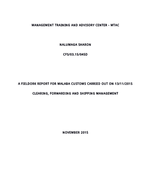 (PDF) MANAGEMENT TRAINING AND ADVISORY CENTER -MTAC