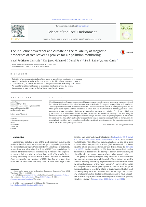 (PDF) The influence of weather and climate on the reliability of ...
