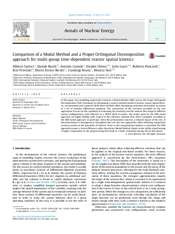 Pdf Comparison Of A Modal Method And A Proper Orthogonal