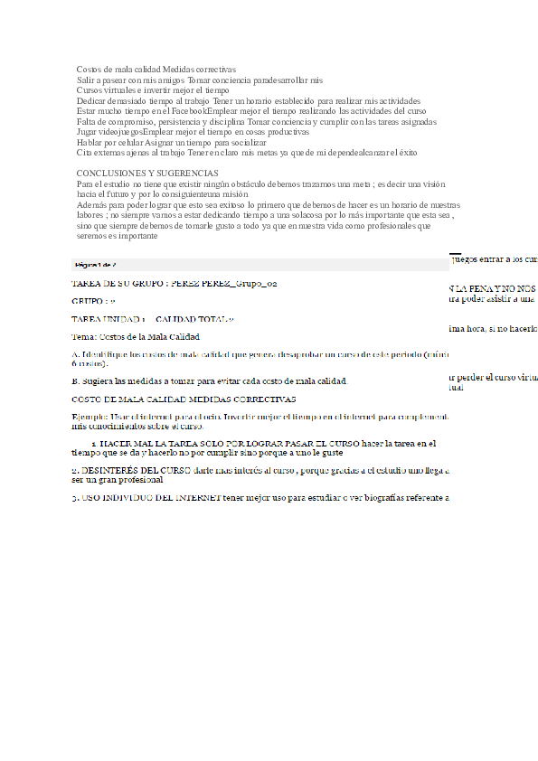 (DOC) Costos de mala calidad Medidas correctivas | jose anthony cruzado ...