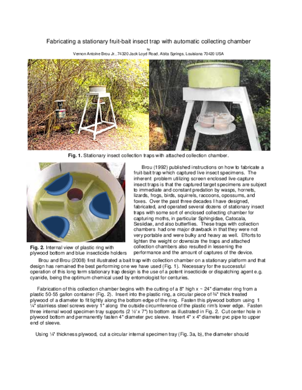 (PDF) Fabricating a stationary fruit-bait insect trap with automatic ...