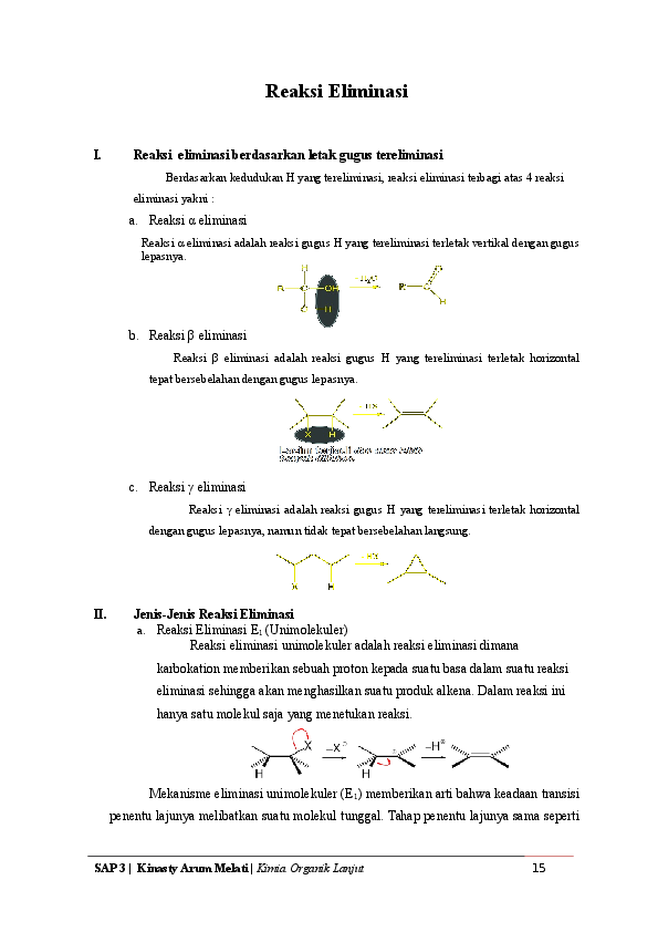 (DOC) Reaksi Eliminasi