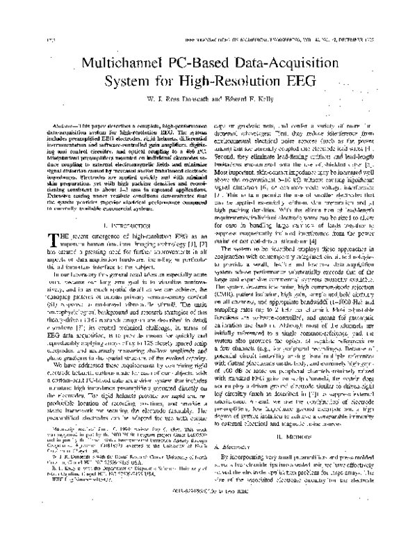 (PDF) Multichannel PC-based data-acquisition system for high-resolution EEG