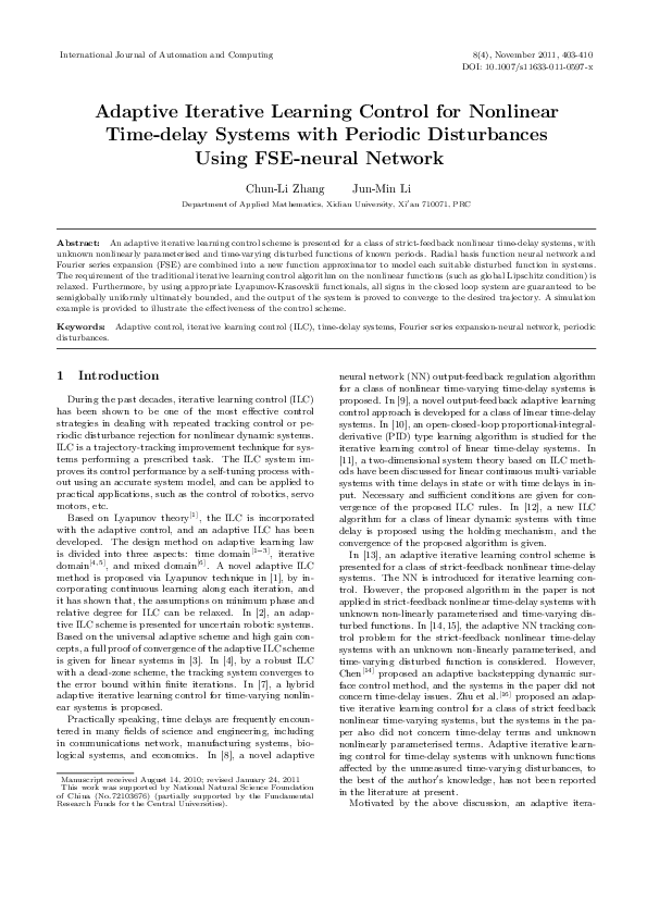 Iterative Learning Control Design Of Nonlinear Multiple Time Delay Systems