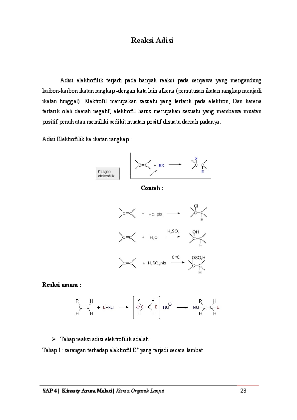 (DOC) Reaksi Adisi