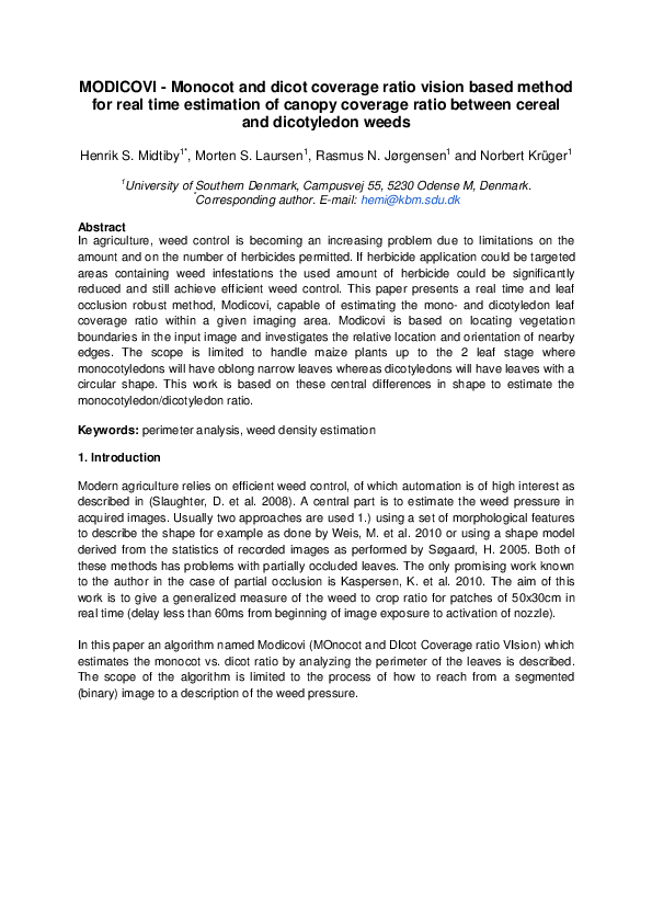 (PDF) MODICOVI -Monocot and dicot coverage ratio vision based method for real time estimation of ...