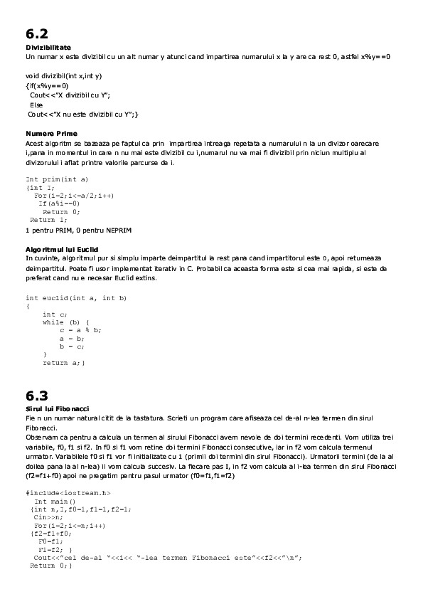 (DOC) Algoritmi elementari