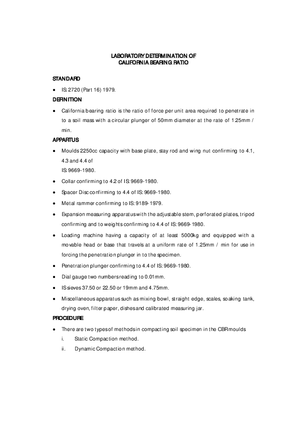 (PDF) Standard Test Method for CBR (California Bearing Ratio) of Soils ...