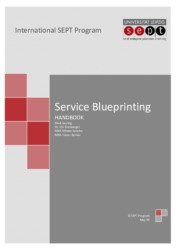 (PDF) Service Blueprinting HANDBOOK