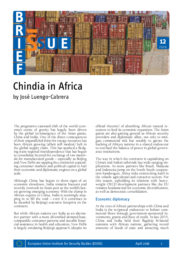 (PDF) Chindia in Africa