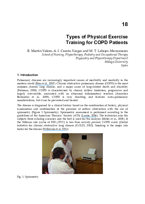 (PDF) Types of Physical Exercise Training for COPD Patients