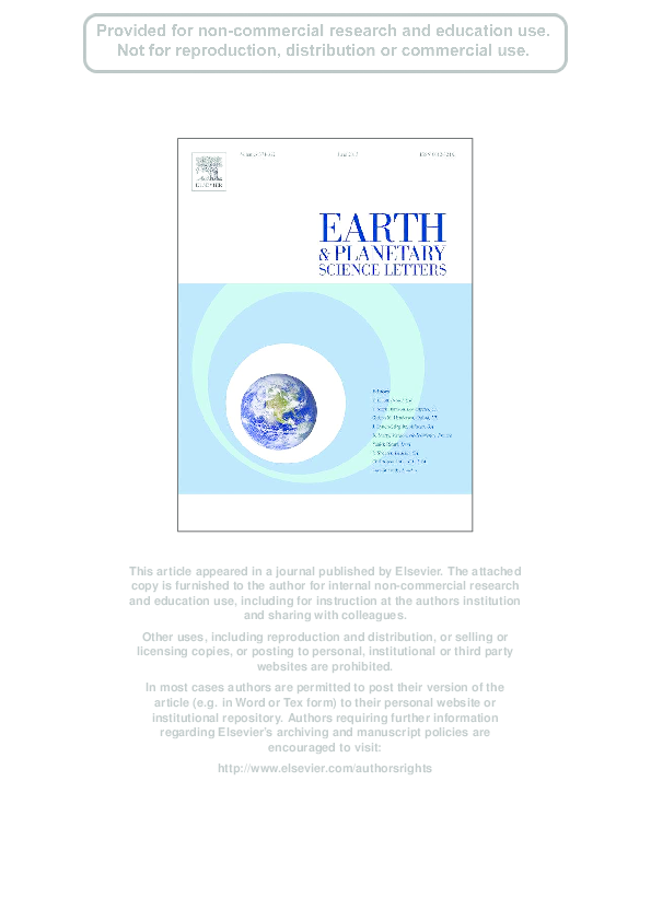 (PDF) A basin redox transect at the dawn of animal life