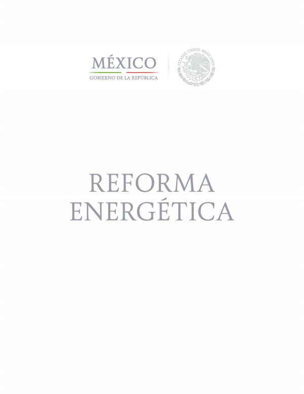 (PDF) Reforma energetica ANTECEDENTES Y DIAGNÓSTICO(3)