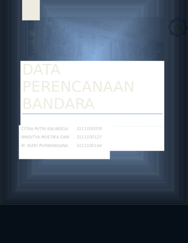 (DOC) DATA PERENCANAAN BANDARA