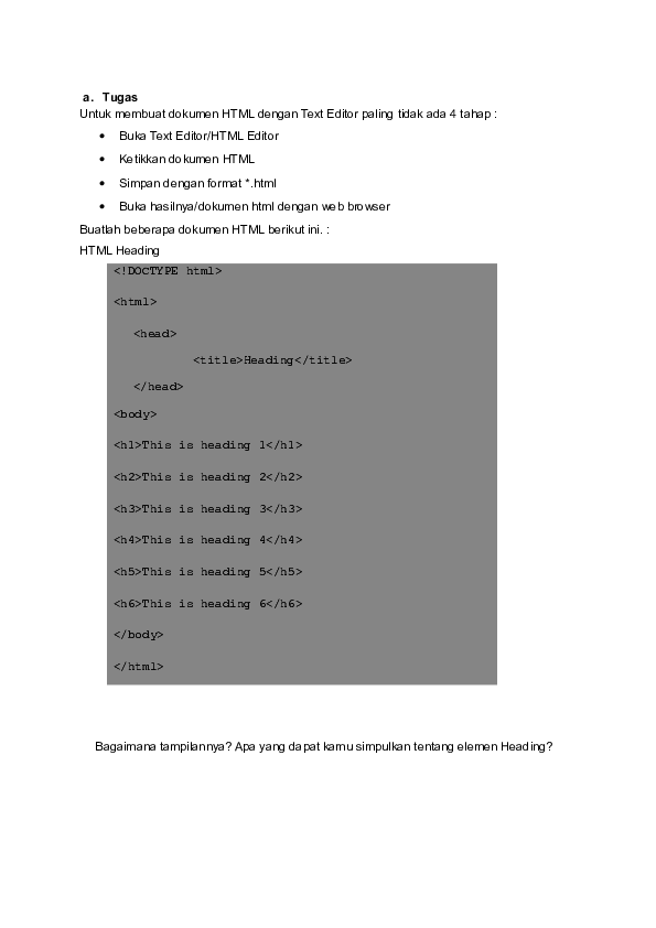 (DOC) Contoh Dokumen HTML
