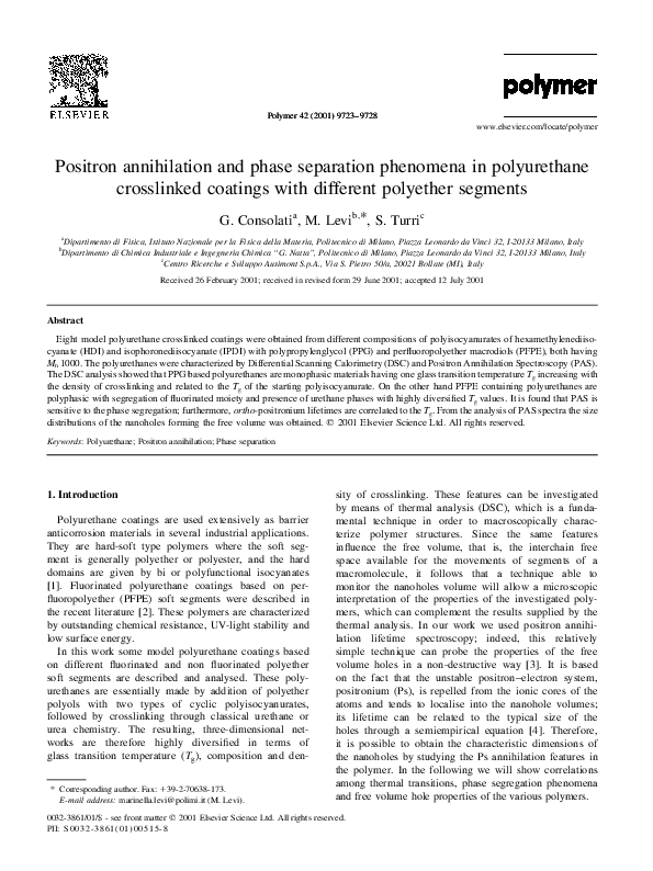 (PDF) Positron annihilation and phase separation phenomena in ...