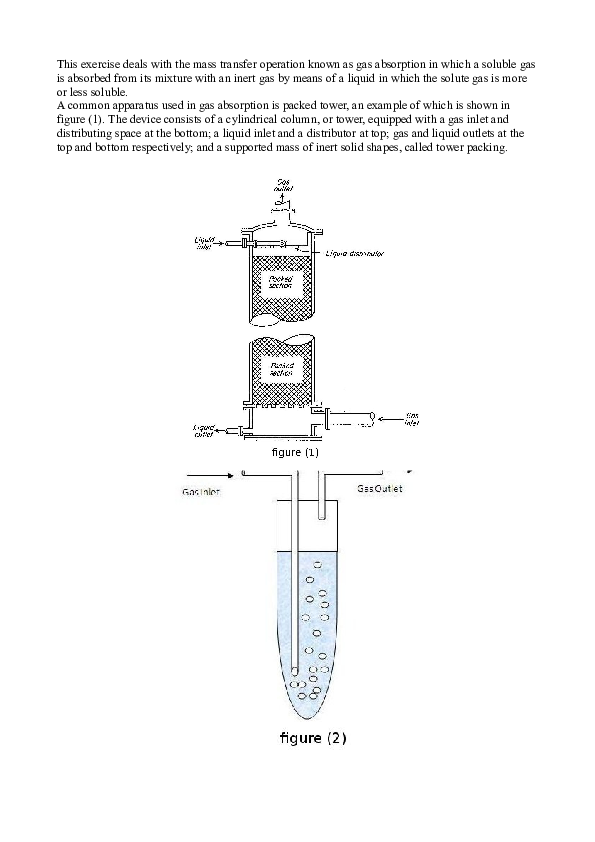 (PDF) Gas liquid absorption