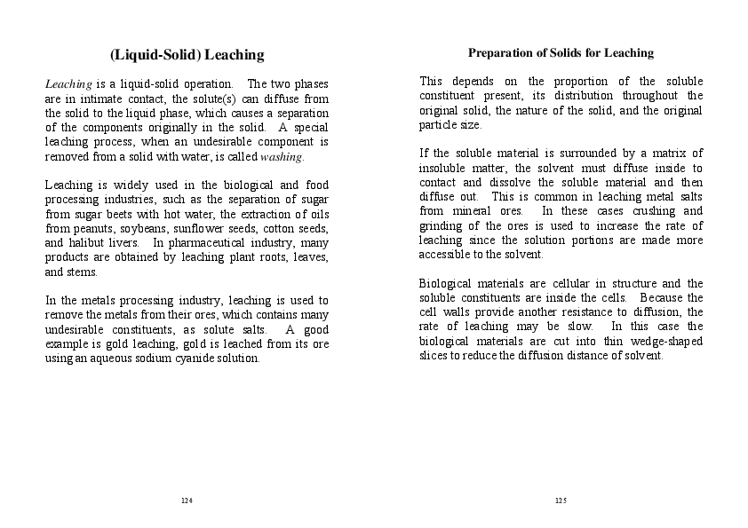 (PDF) (Liquid-Solid) Leaching