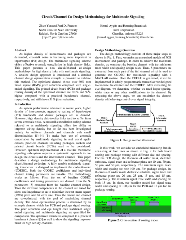 (PDF) Circuit/Channel Co-Design Methodology for Multimode Signaling ...