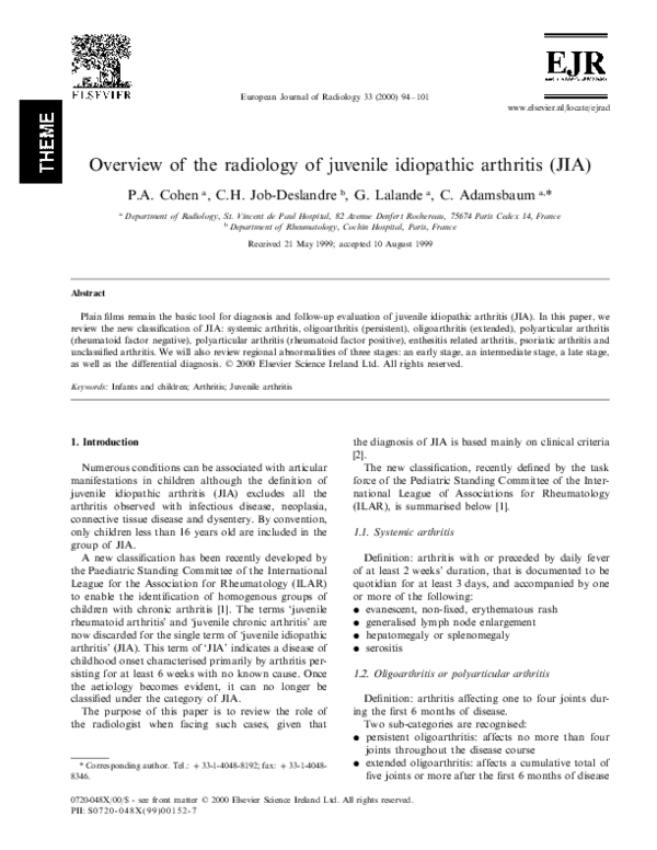 (PDF) EULAR-PReS points to consider for the use of imaging in the ...