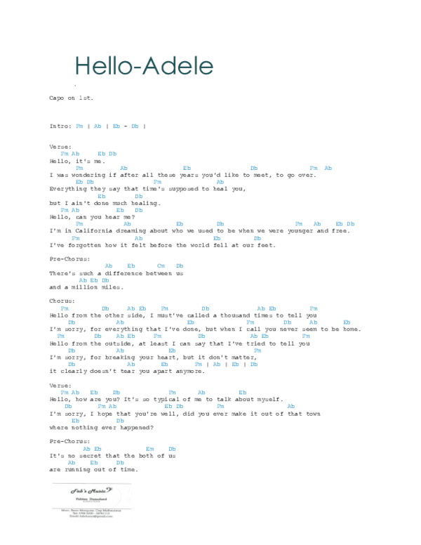 (PDF) Hello-Adele